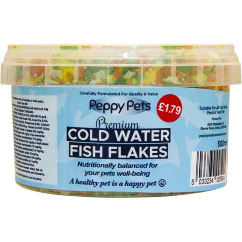 Premium Cold Water Fish Flakes 500ml — Trotters Traders